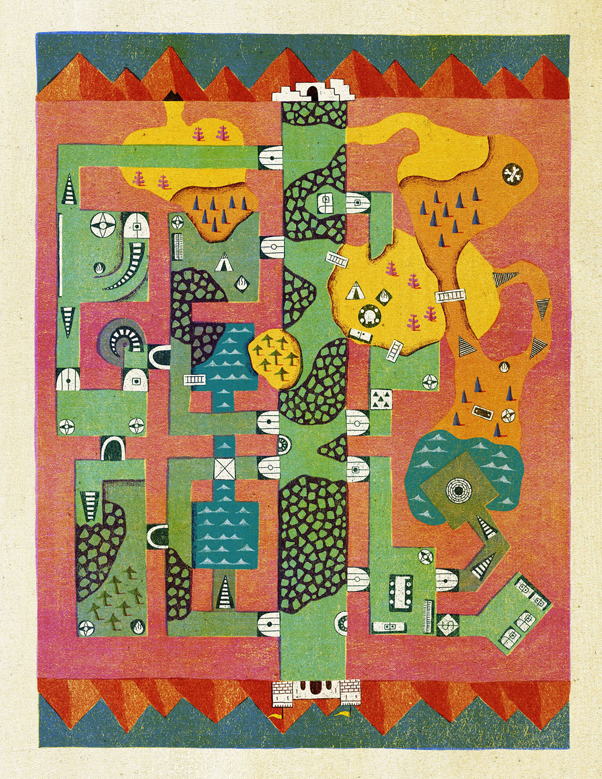 Fantasy Maps by Arlin Ortiz | Moss and Fog