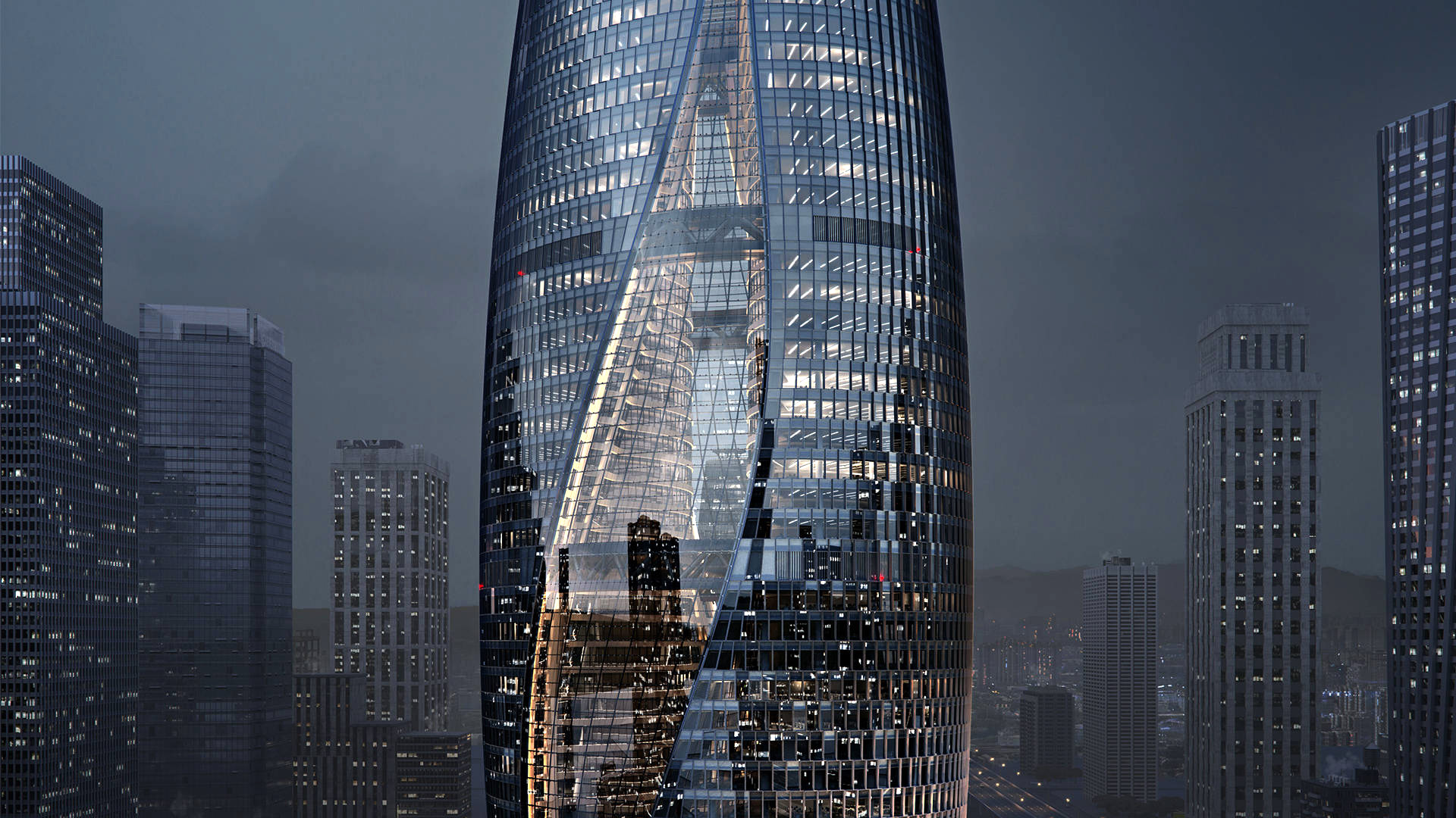 Zaha Hadid’s Leeza SOHO – Moss and Fog