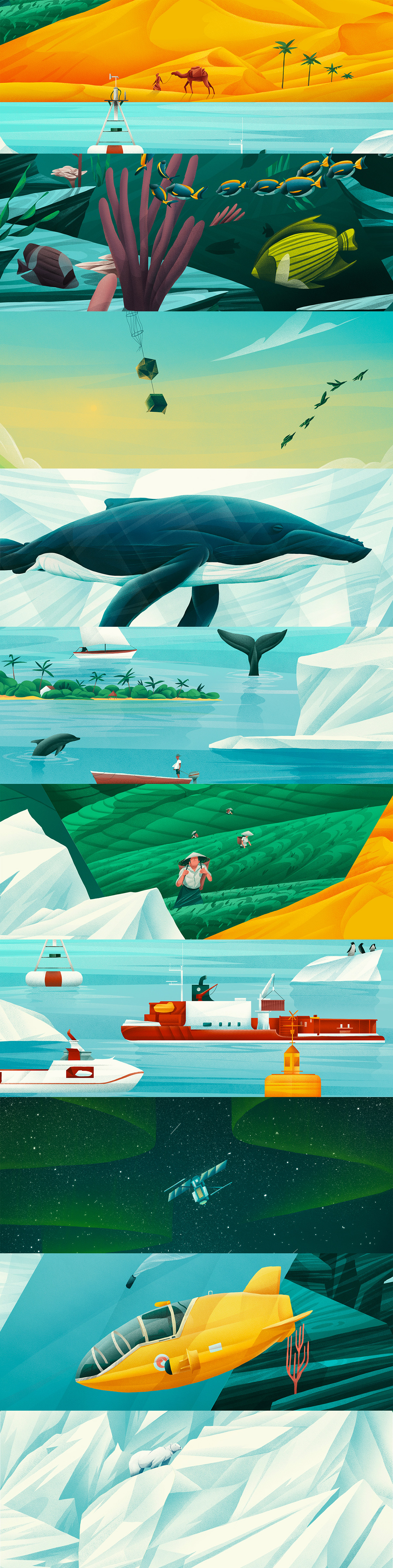 Stunning Climate Initiative Poster – Moss and Fog