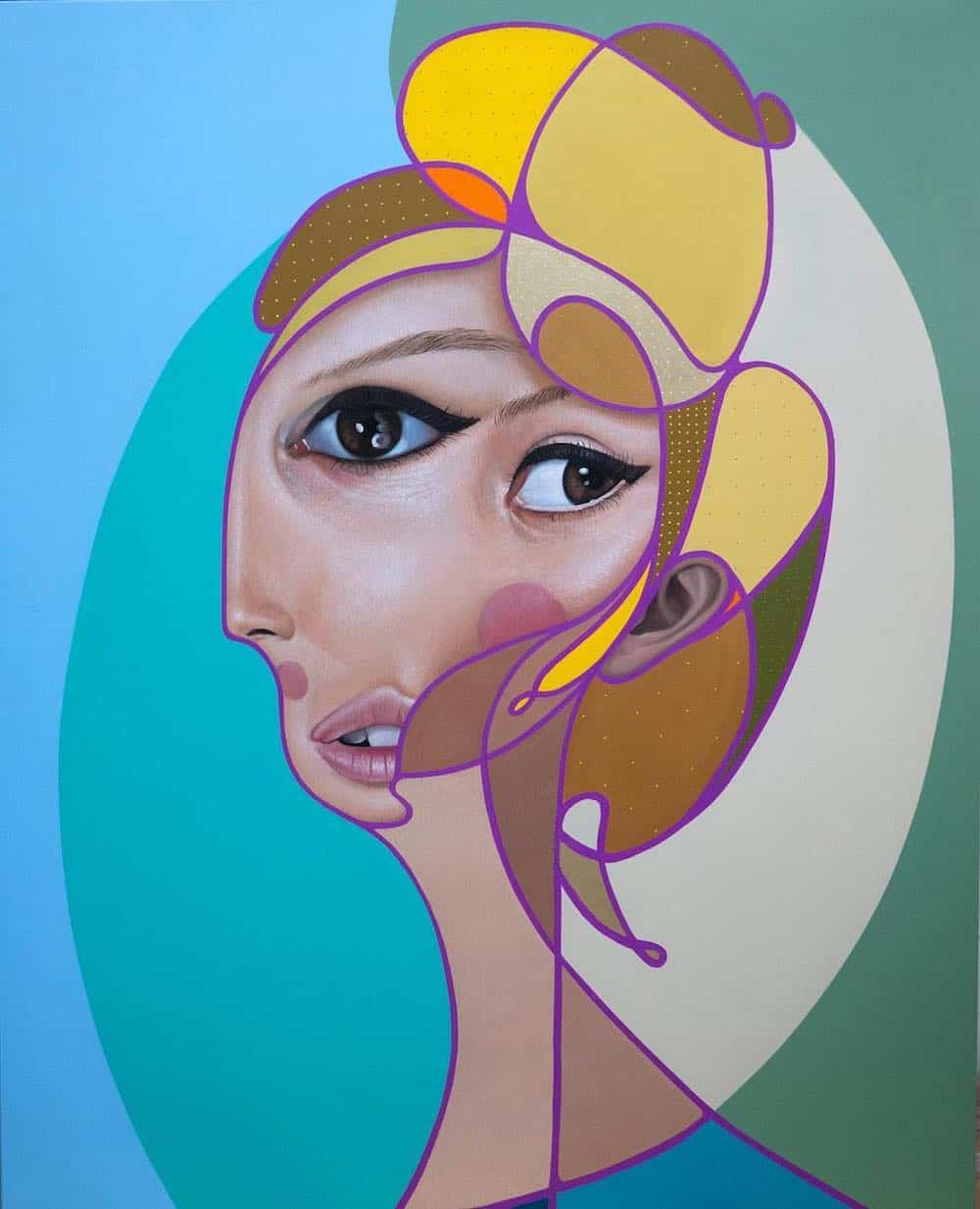 Cubist-Realist Paintings by Belin » Moss and Fog