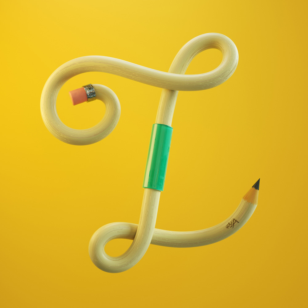 Surreal Typography by Graza | Moss and Fog