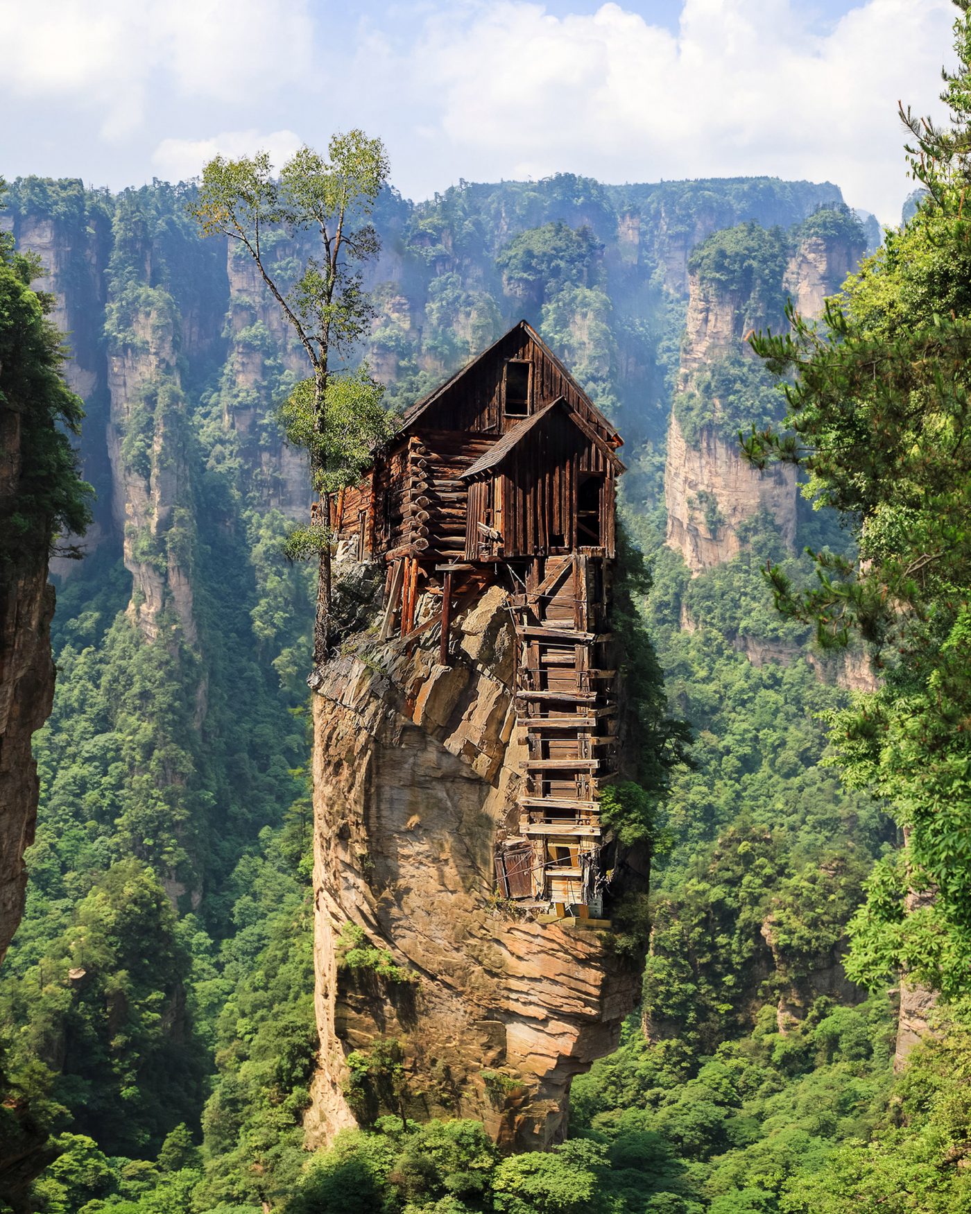 Justin Peter’s Blending of Worlds - Moss and Fog