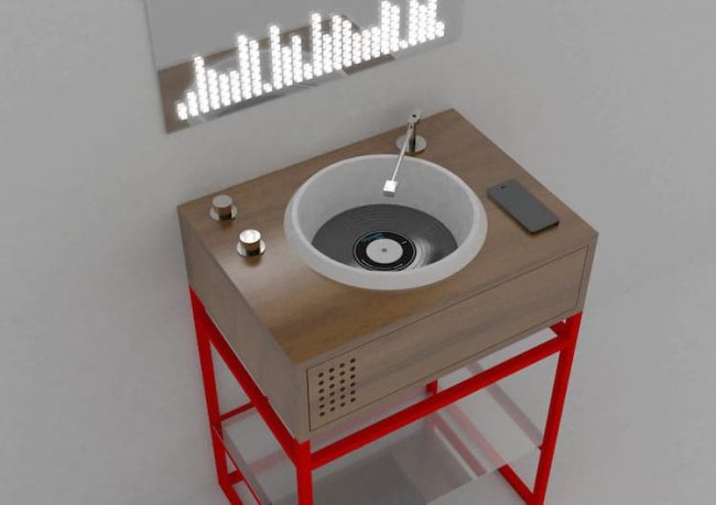 Sinks That Mimic Record Players, For the Clean Vinyl Listener in Your ...