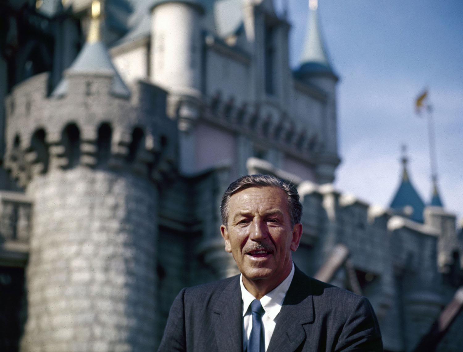 Walt Disney At Disneyland Grand Opening – Moss and Fog