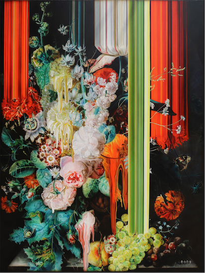 Glitched Still Life Paintings | Moss and Fog