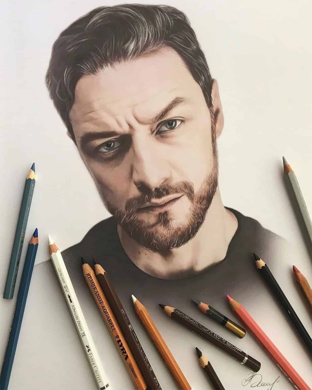 Hyperrealistic Pencil Portraits – Moss and Fog
