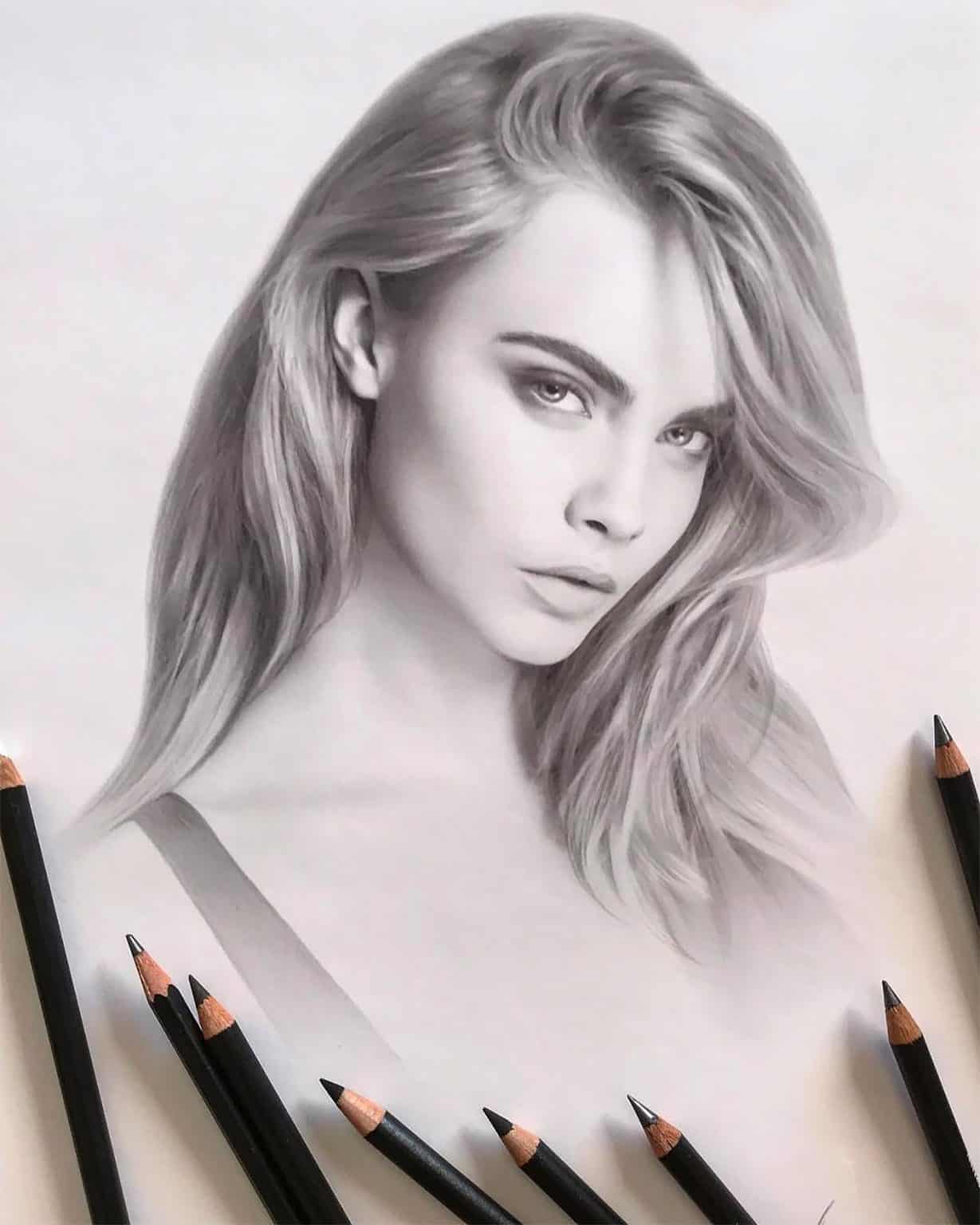 Hyperrealistic Pencil Portraits – Moss and Fog