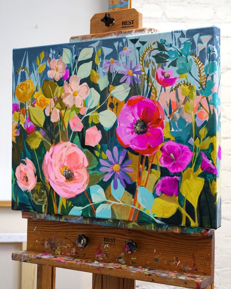 Jess Franks’ Vibrant, Angular Landscapes » Moss and Fog