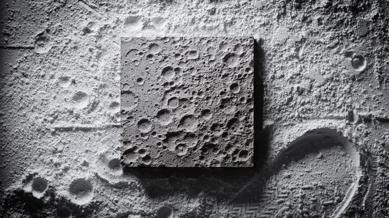 Touch an Exact Replica of the Moon’s Surface with Deskspace’s Sculpture ...