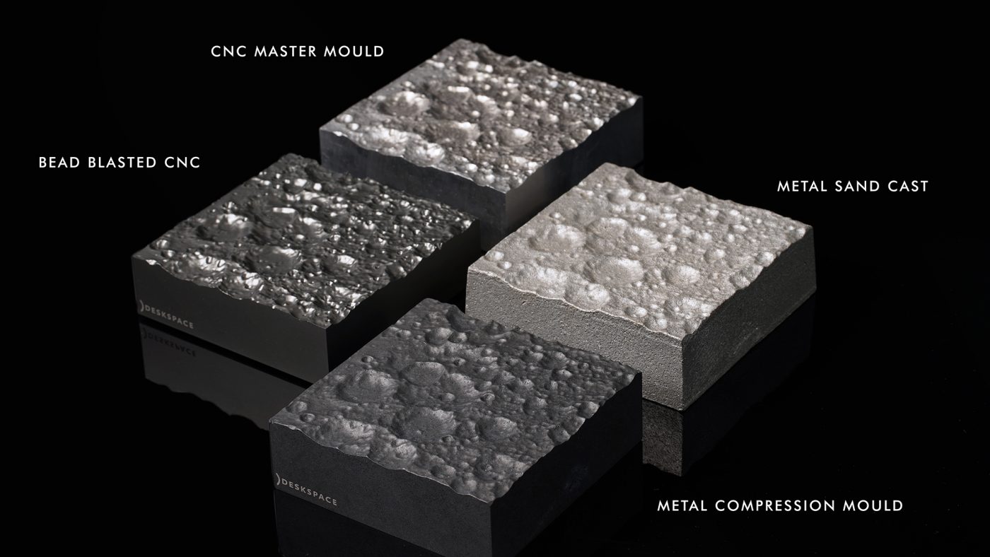 Touch an Exact Replica of the Moon’s Surface with Deskspace’s Sculpture ...