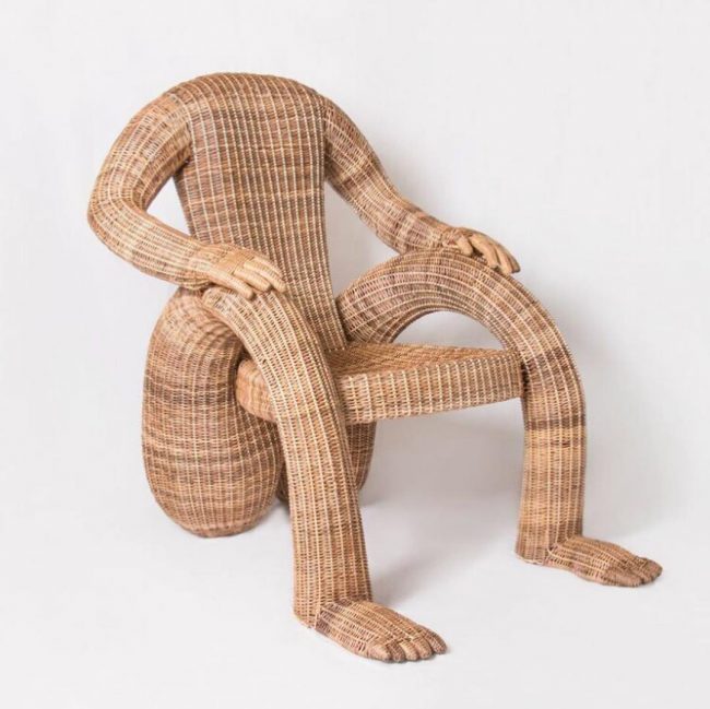 Hilariously Fun Wicker Chairs by Designer Chris Wolston | Moss and Fog