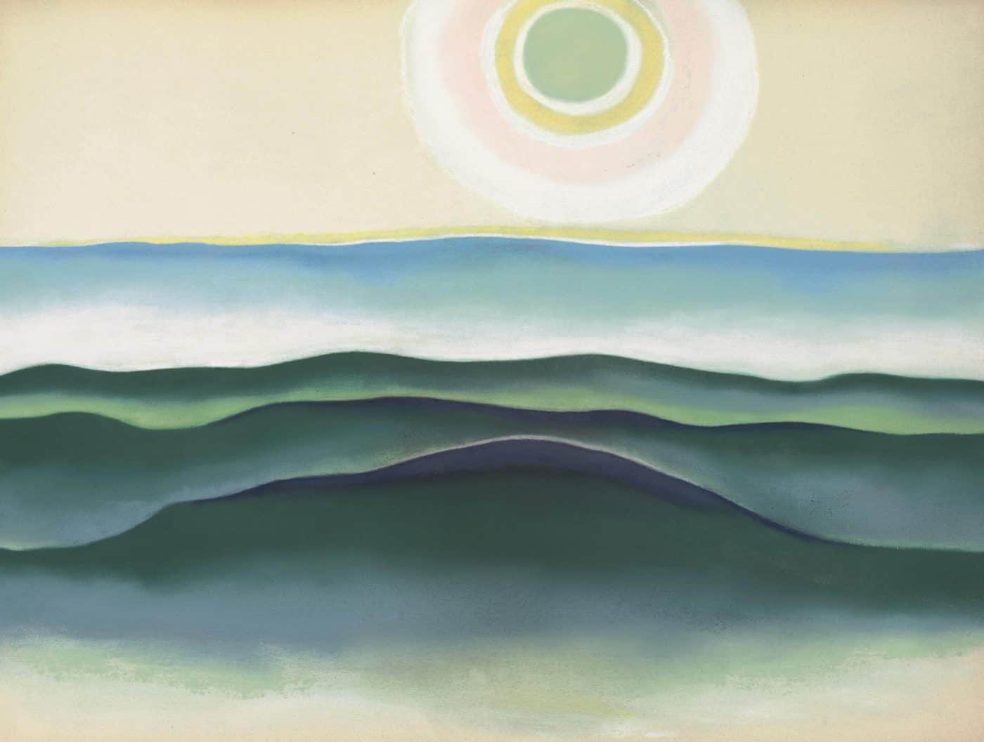 Georgia O’Keeffe’s Calming Landscapes – Moss and Fog