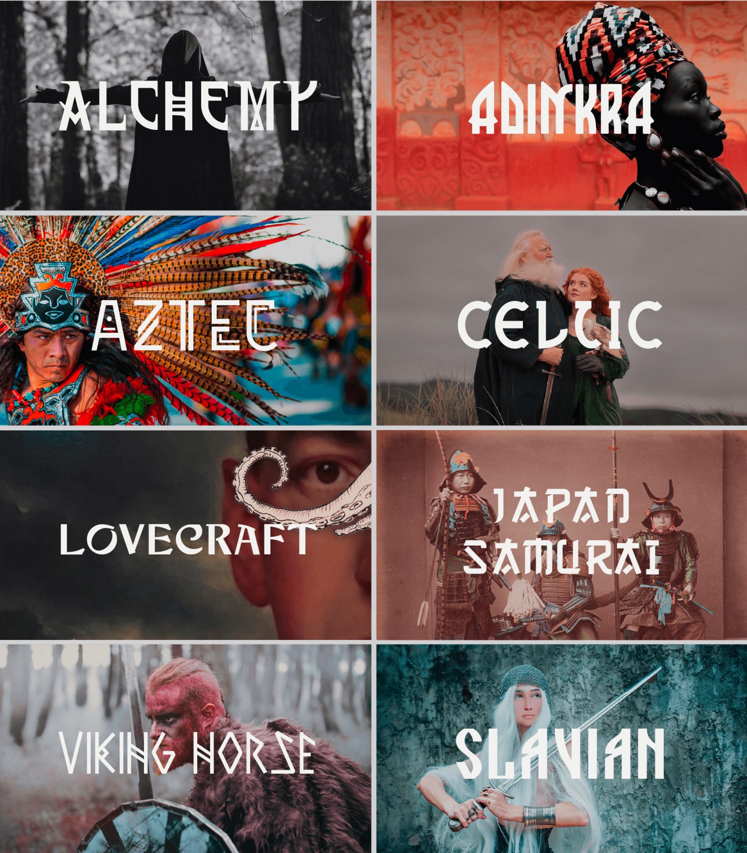 Fontikon Brings You Stylish Typefaces From Worldwide Ancient Fonts ...