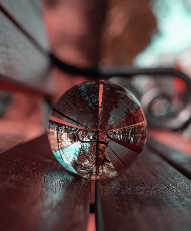 Glass Orb Photography Gives Beautiful Reflections | Moss and Fog