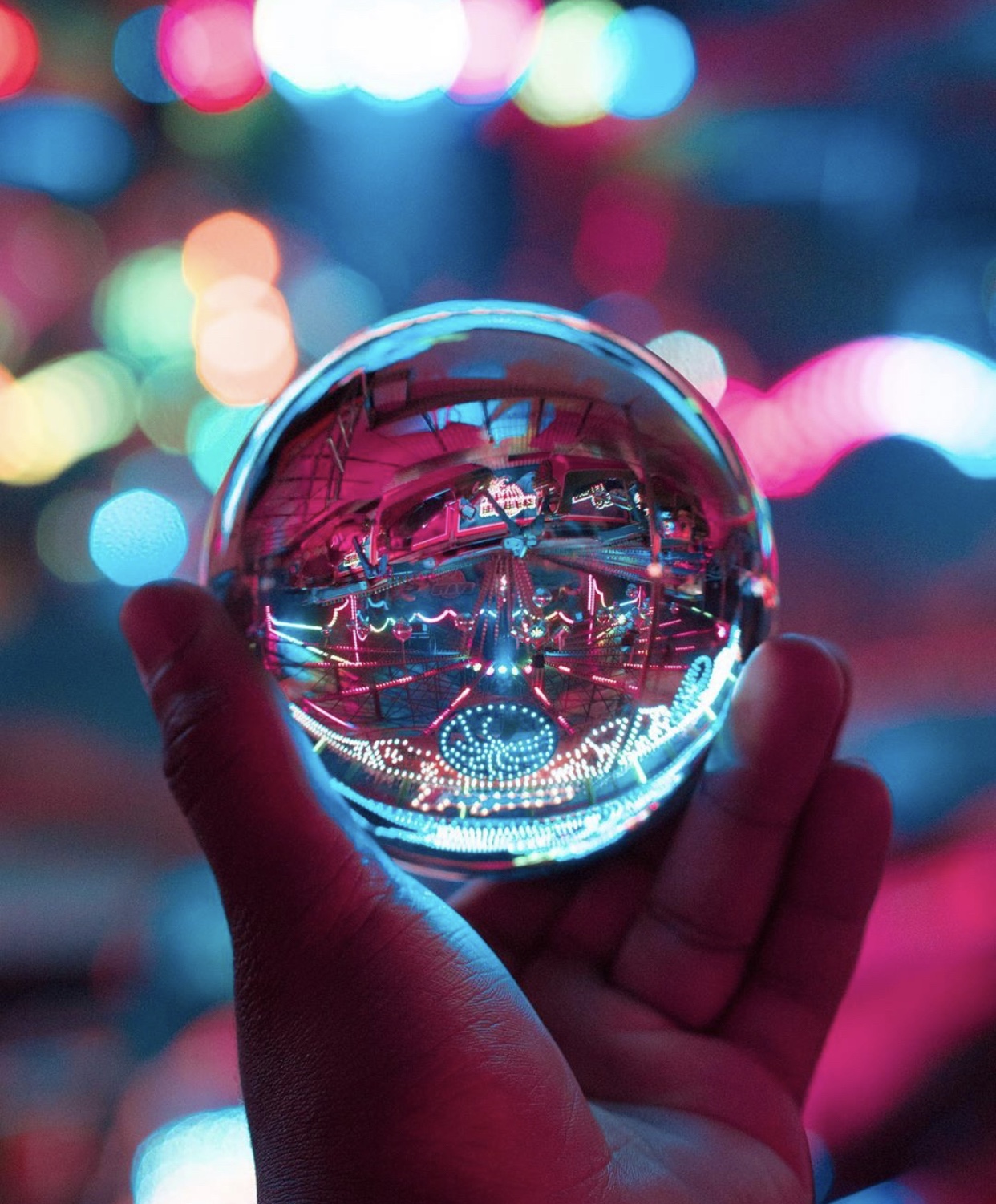 Glass Orb Photography Gives Beautiful Reflections | Moss and Fog