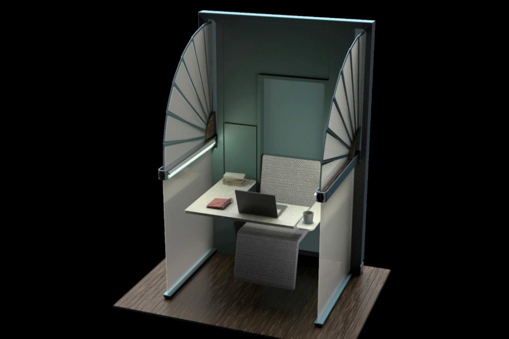 Clever Fold Down Workstation Might Be the Answer to a Pandemic Office ...