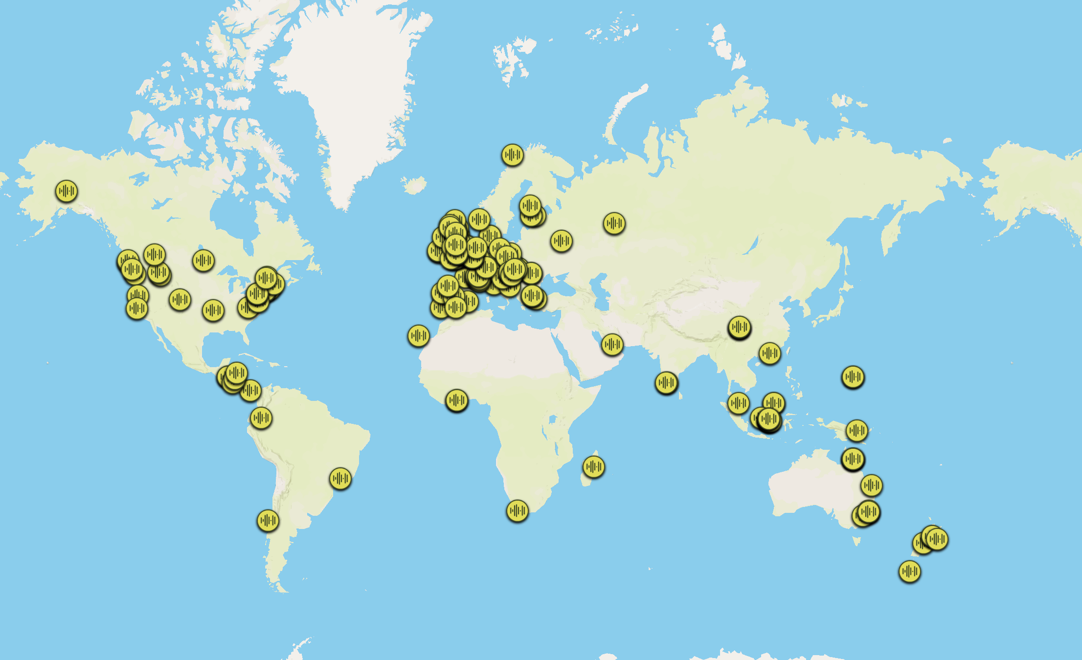 Listen to a Soundmap of Forests Around the World – Moss and Fog