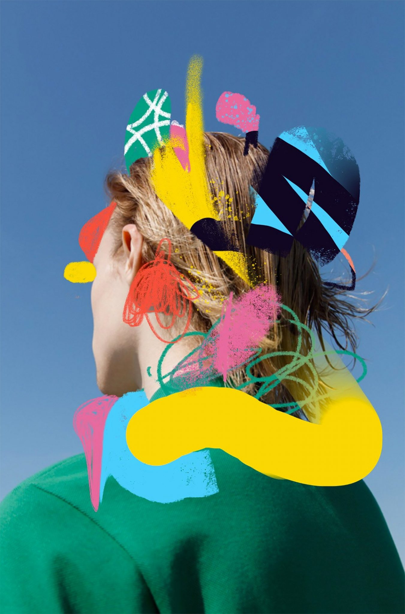 Beautifully Bright and Fresh Portrait Collages | Moss and Fog