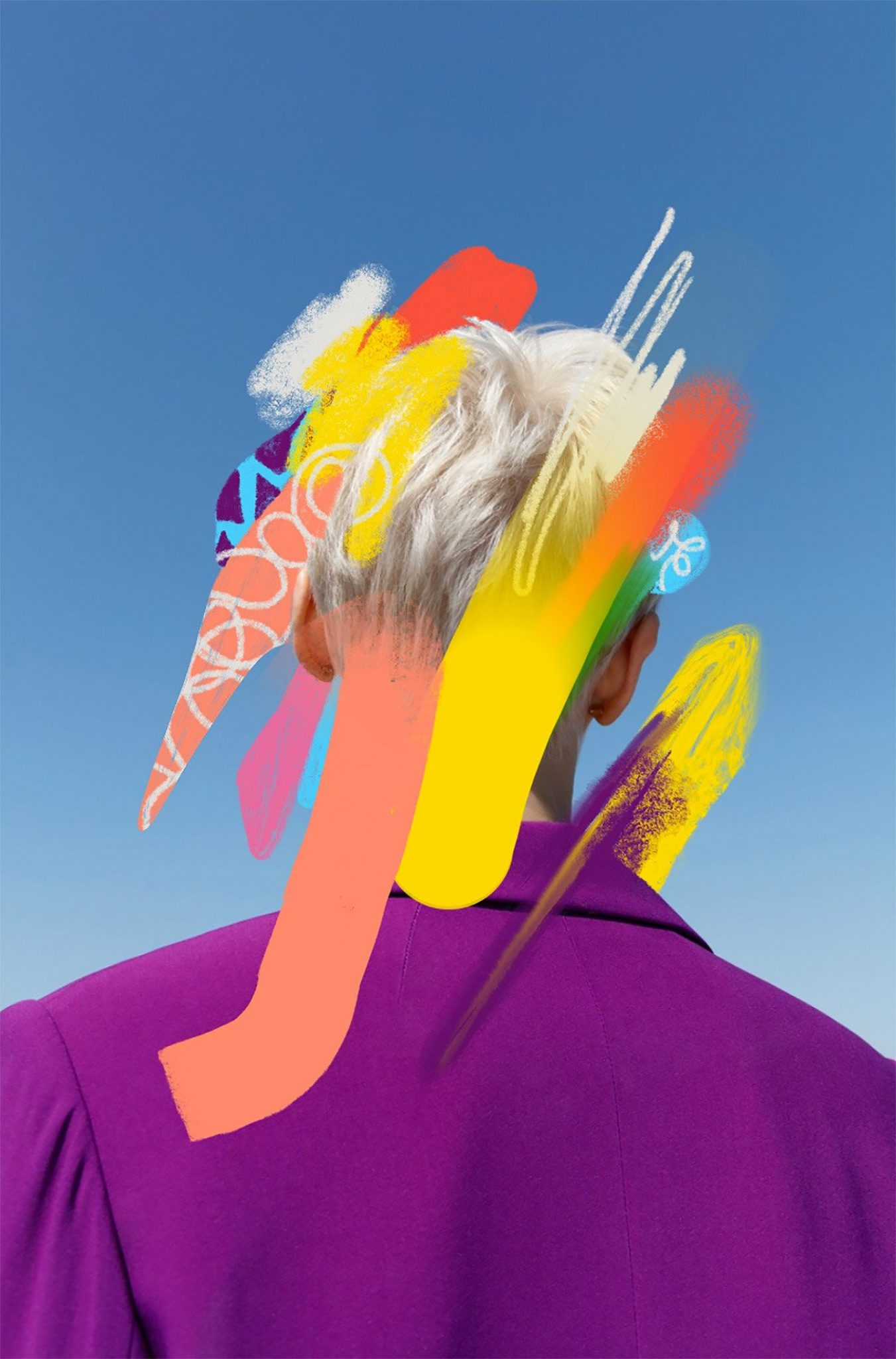 Beautifully Bright and Fresh Portrait Collages | Moss and Fog