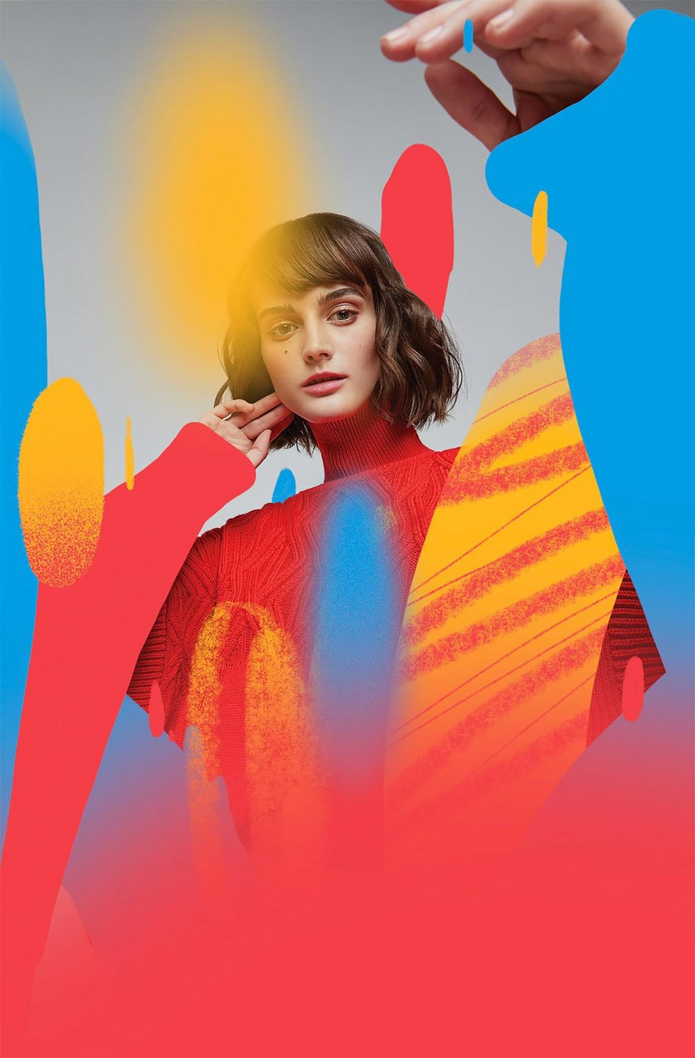 Beautifully Bright and Fresh Portrait Collages | Moss and Fog