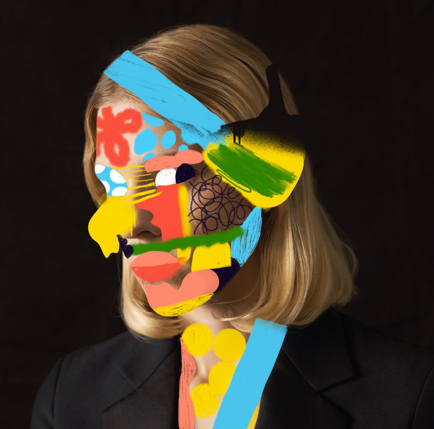 Beautifully Bright and Fresh Portrait Collages | Moss and Fog