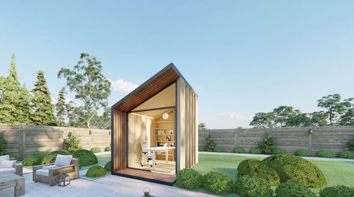 The Zen Work Pod is a Stylish, Made-For-Home Personal Office – Moss and Fog