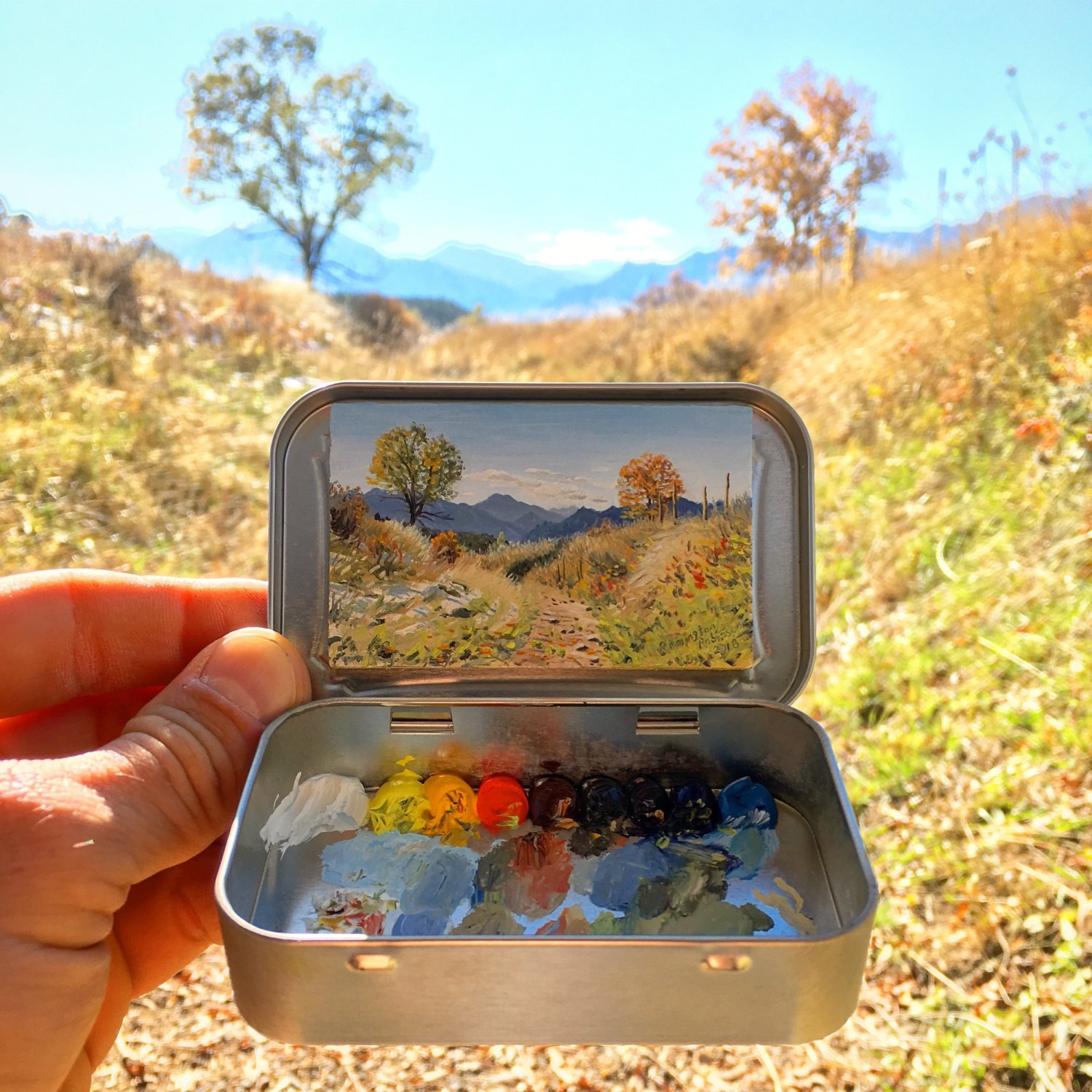Miniature Mint Tin Masterpieces | Moss and Fog