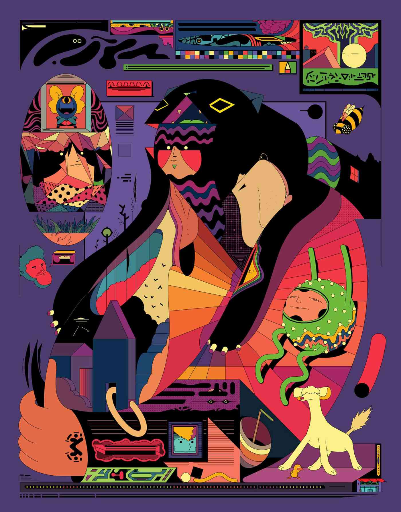 Ori Toor’s Wild and Complex Illustrations » Moss and Fog