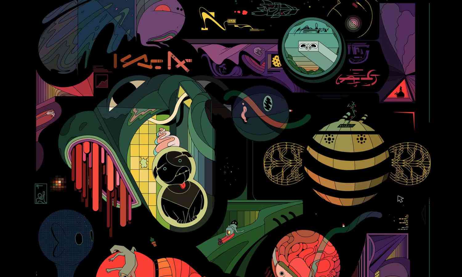 Ori Toor's Wild and Complex Illustrations | Moss and Fog