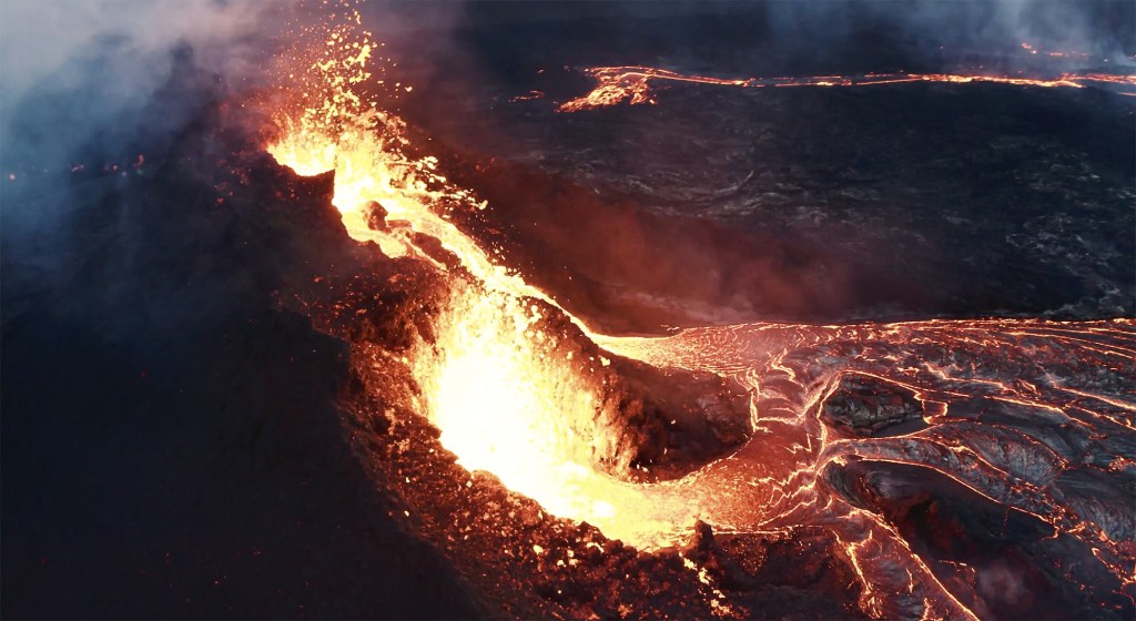 Fly Directly Over An Active Volcano In This Stunning Short Film – Moss ...