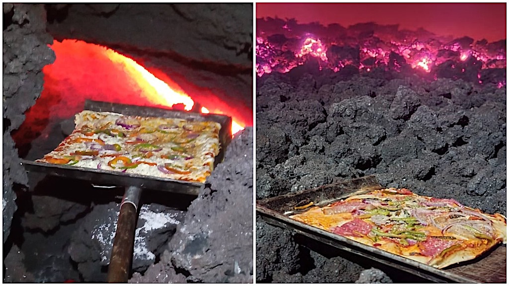Cooking Pizza in a Volcano? It's a Flavor Eruption! | Moss and Fog