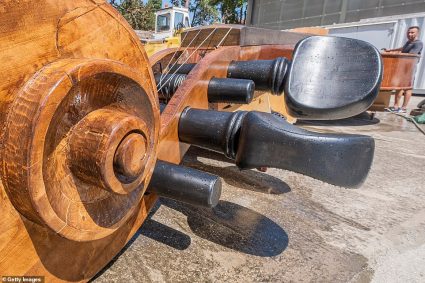 A Giant Floating Violin Launches in Venice | Moss and Fog