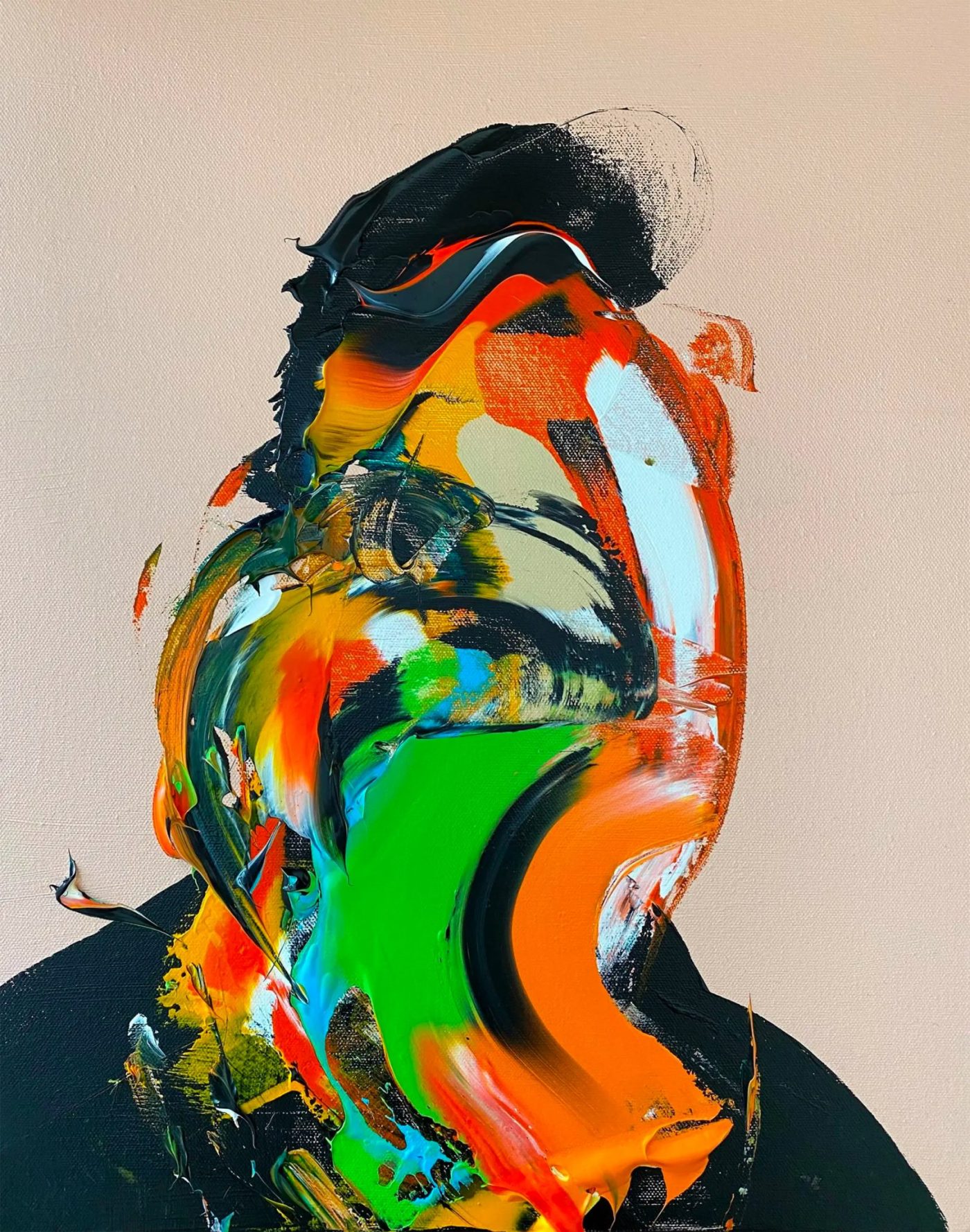 Abstract Brush Stroke Portraits by Eric Haacht | Moss and Fog