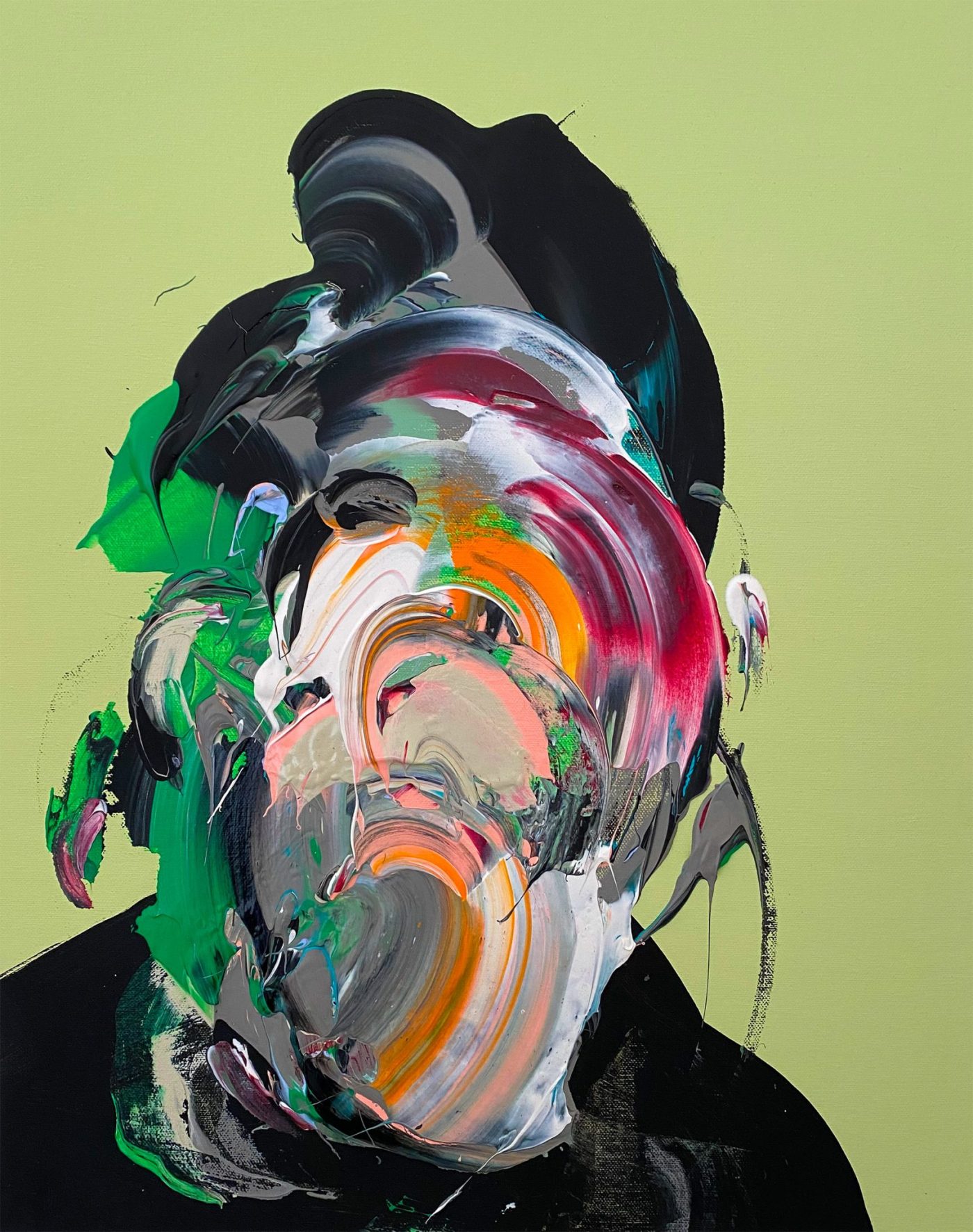 Abstract Brush Stroke Portraits by Eric Haacht » Moss and Fog