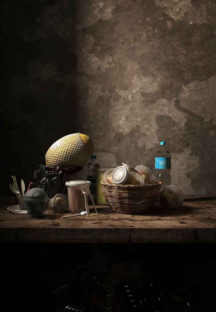 Classical Style Still Lifes Updated For Our Shameful Plastic Age | Moss ...