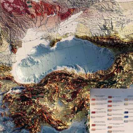 Muir Way Creates Stunning Topographical Versions of Historical Maps ...