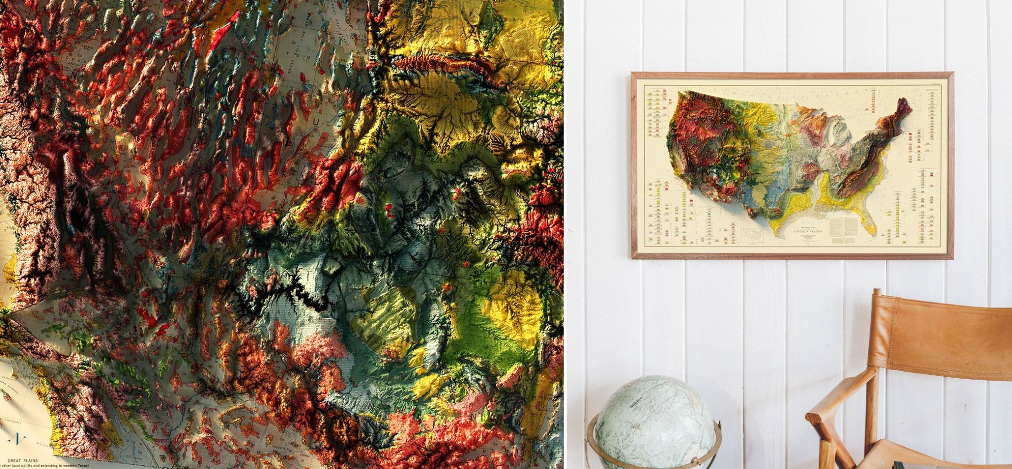 Muir Way Creates Stunning Topographical Versions of Historical Maps ...