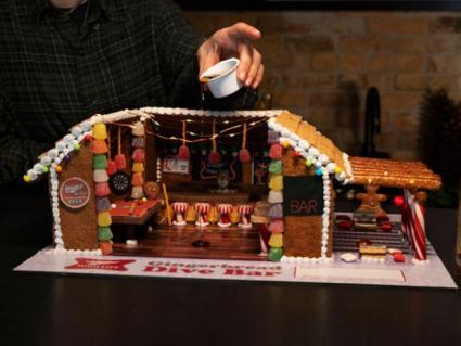 Miller Life's Charming Gingerbread Dive Bar | Moss and Fog