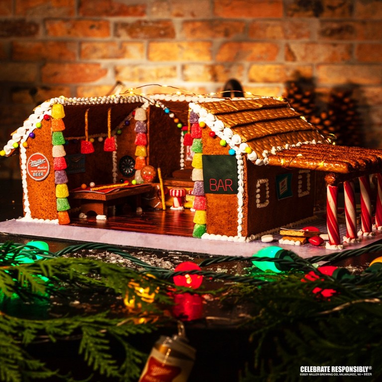 Miller Life's Charming Gingerbread Dive Bar | Moss and Fog