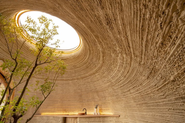 The First 3D Printed Home From Raw Earth » Moss and Fog