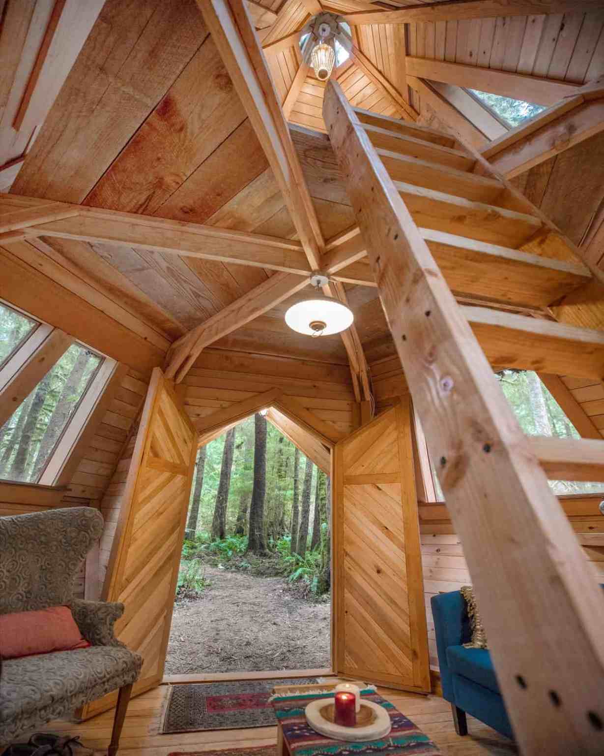 Moss Covered Diamond Cabin Looks Straight Out of a Fairytale | Moss and Fog
