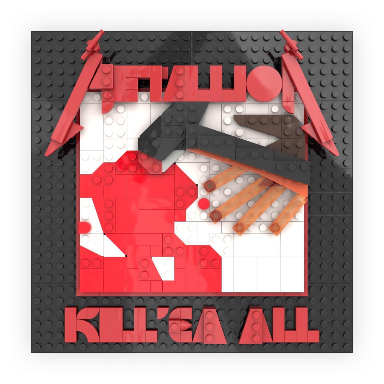 Impressively Detailed Album Covers Recreated Entirely Using LEGOs ...