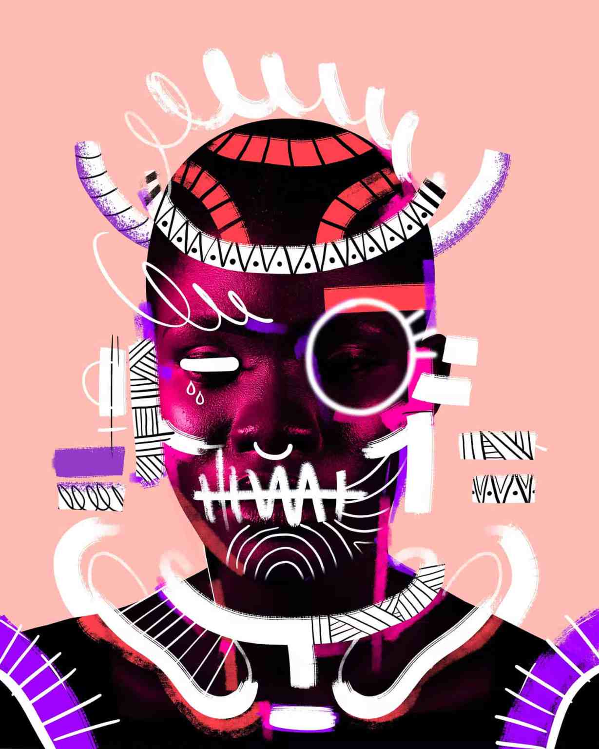 Hyper-Vibrant Artwork from Maxime Manga – Moss and Fog