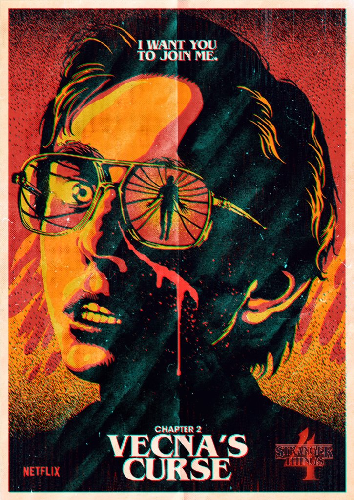 Vintage Style Posters Celebrate Stranger Things Season 4 | Moss and Fog