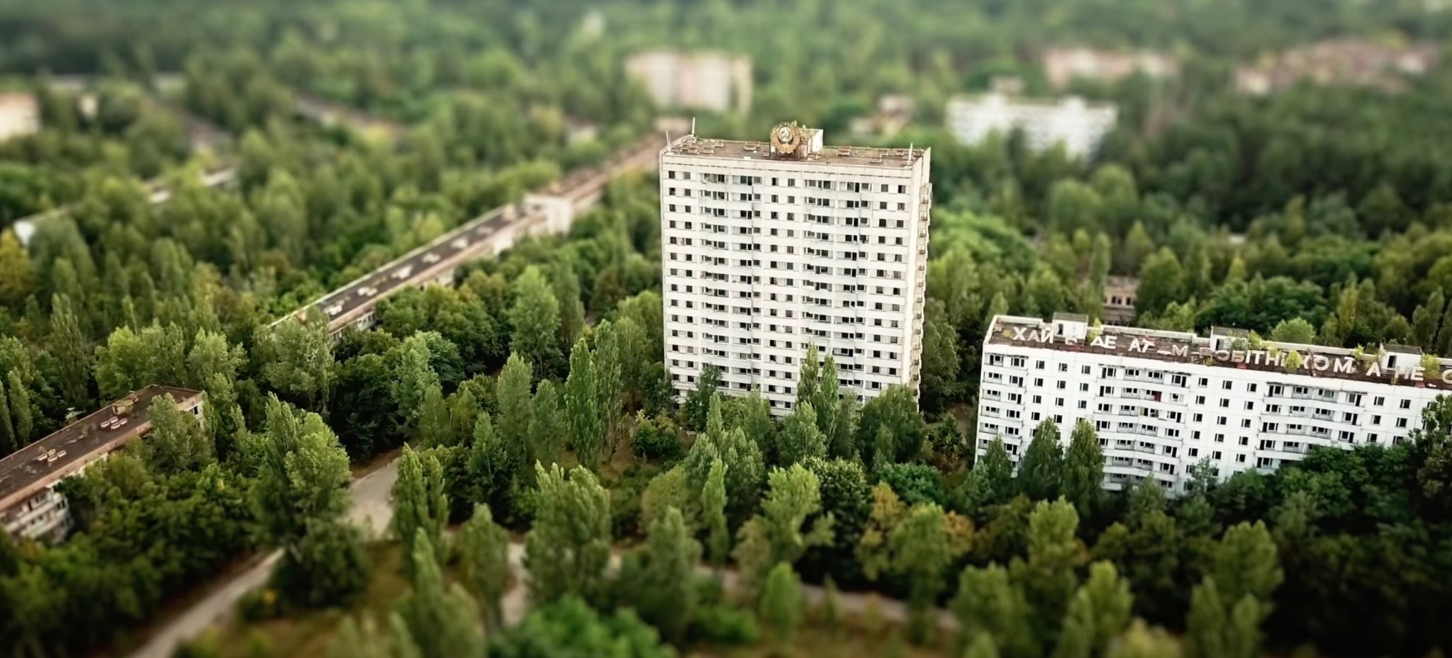 Aerial Tilt-Shift Video Shows the Spooky Ruins of Chernobyl | Moss and Fog