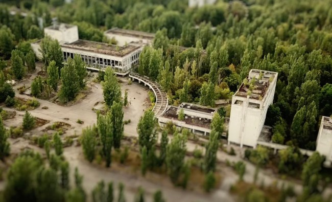 Aerial Tilt-Shift Video Shows the Spooky Ruins of Chernobyl | Moss and Fog
