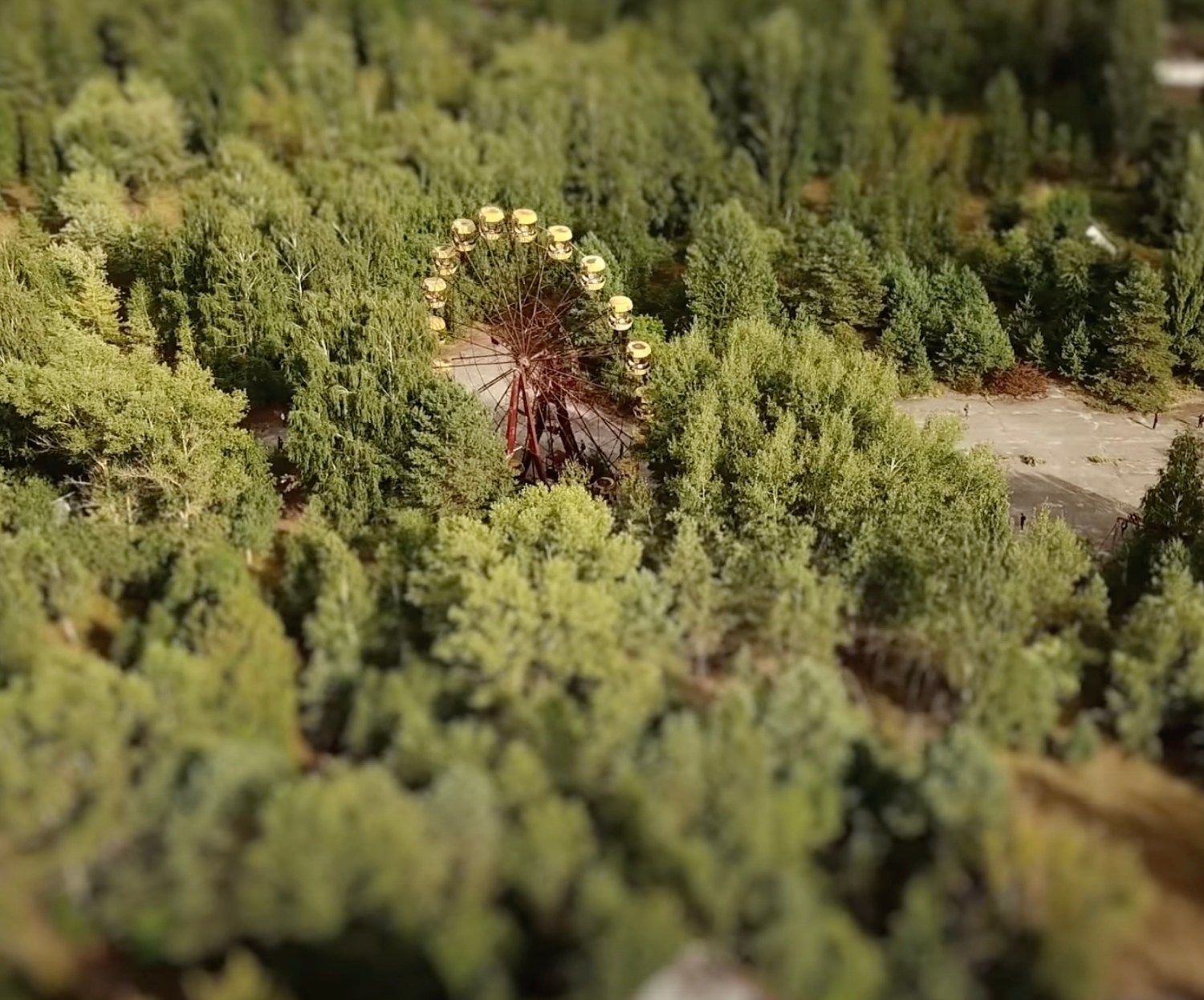 Aerial Tilt-Shift Video Shows the Spooky Ruins of Chernobyl | Moss and Fog
