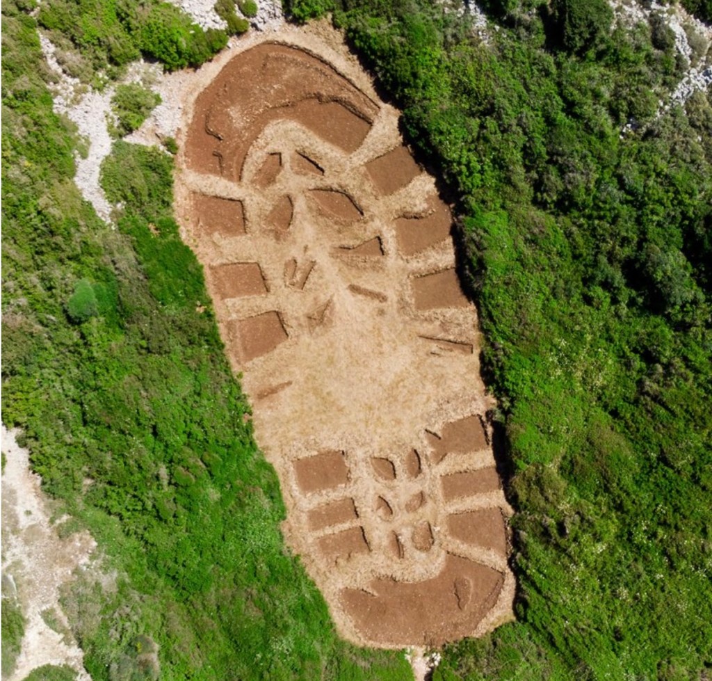 Giant Footprint on the Greek Coastline is a Metaphor for Our Impact on ...