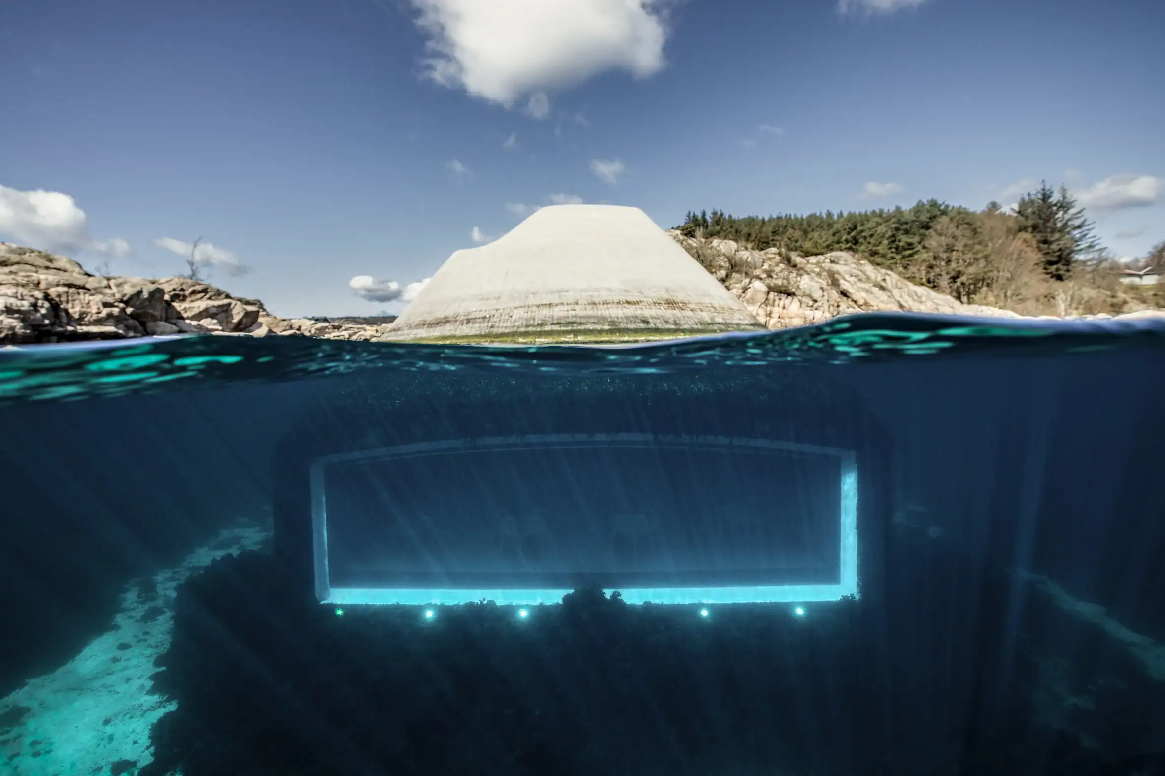 Under is an Elegant, Underwater Restaurant in Norway | Moss and Fog
