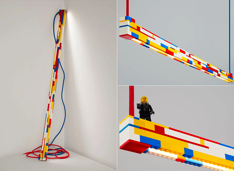Ambience Lighting Repurposes LEGOs Into Colorful Linear Lamp – Moss and Fog